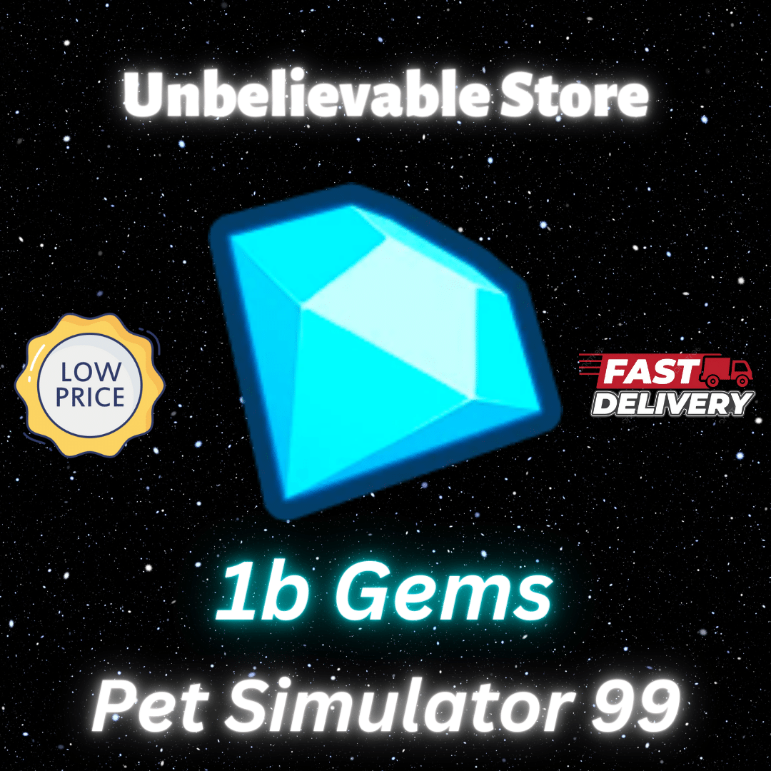 1B Gems - Pet Simulator 99 Game Items - Gameflip