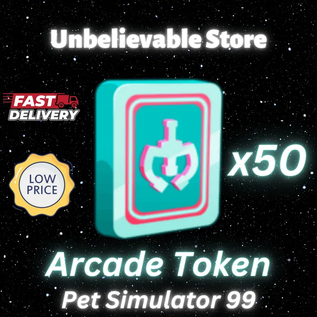 50x Arcade Token - Pet Simulator 99 Game Items - Gameflip