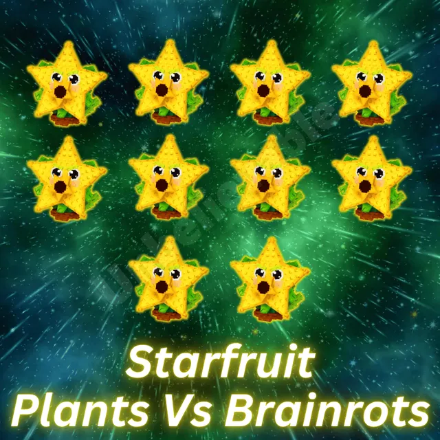Starfruit Plants Vs Brainrots - Roblox Game Item - Gameflip