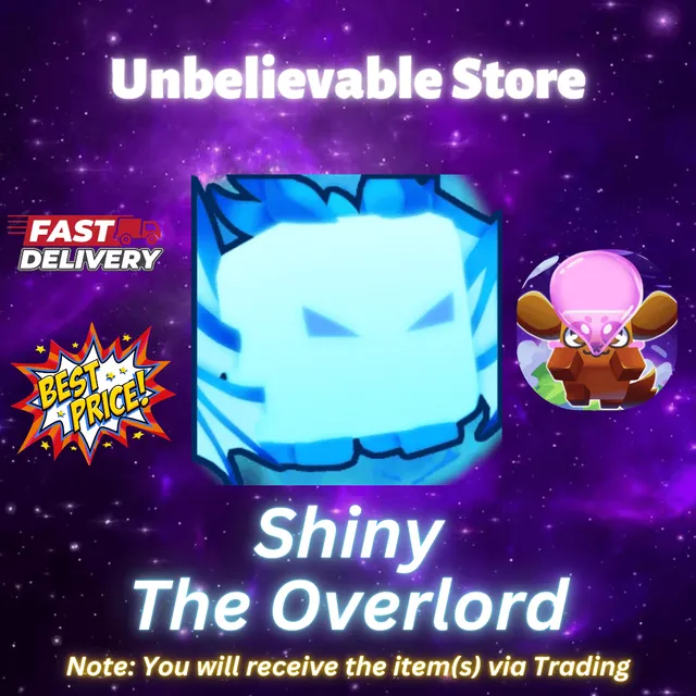 Shiny The Overlord BGSI - Bubble Gum Simulator INFINITY Game Item ...