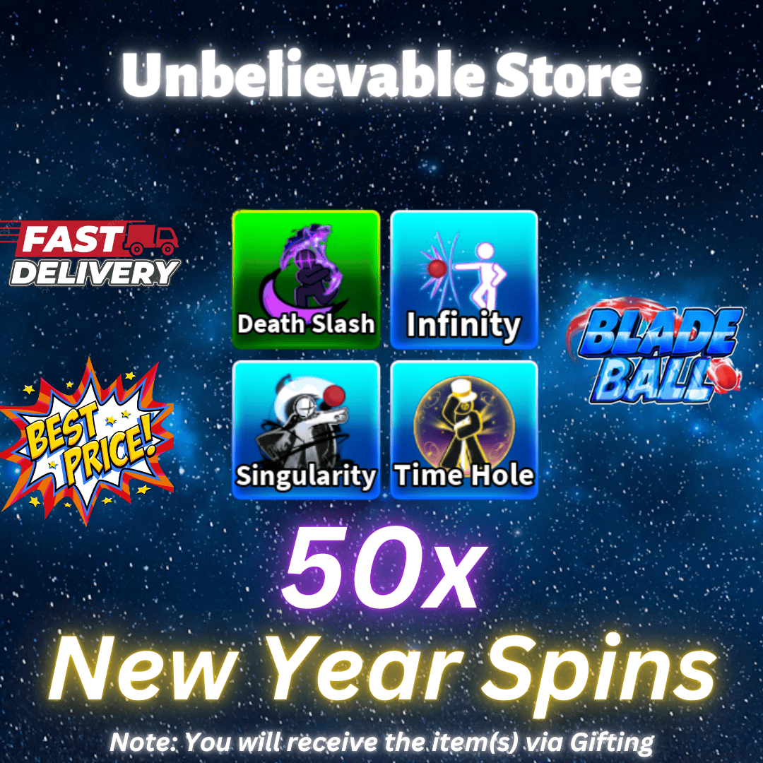 Blade Ball New Year Spins - Blade Ball Game Items - Gameflip