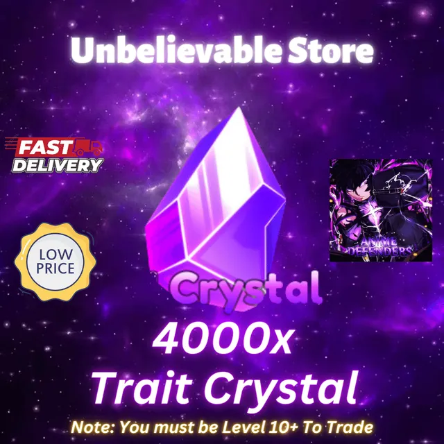 Anime Defenders Trait Crystal - Anime Defenders Game Item - Gameflip