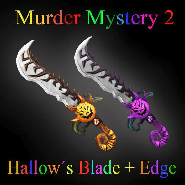 MM2 Hallows Blade + Hallows Edge - Murder Mystery 2 Game Items - Gameflip