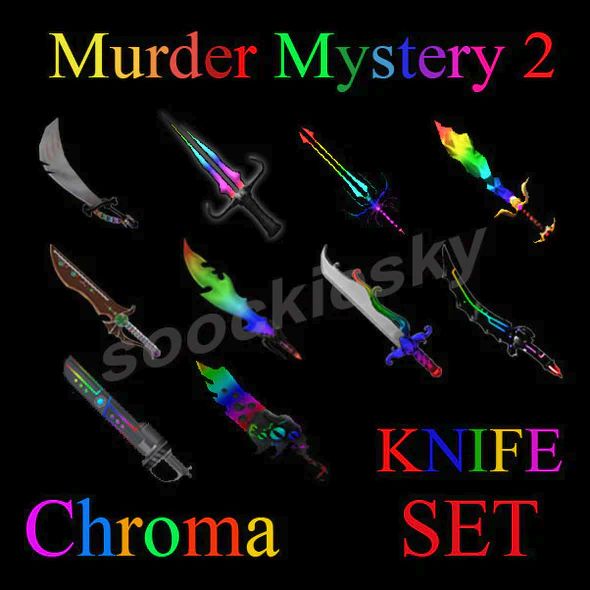 MM2 Chroma Knife SET - Game Items - Gameflip