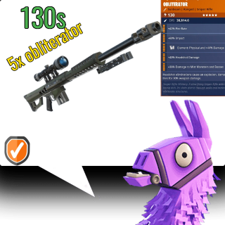 Obliterator | 5x 130s gold roll full - Game Items - Gameflip