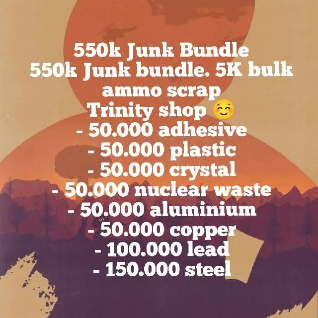 junk bundle 550k - Fallout 76 Game Item - Gameflip