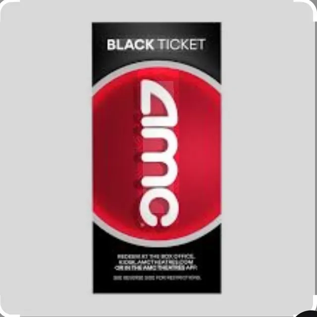 1 AMC Black Ticket - Other Gift Card - Gameflip