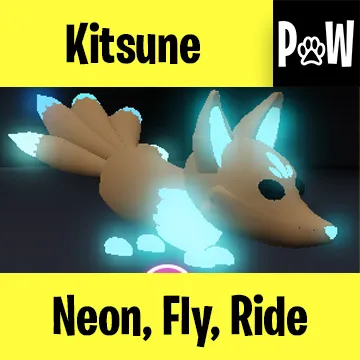 Pet | Neon Kitsune NFR - Game Items - Gameflip