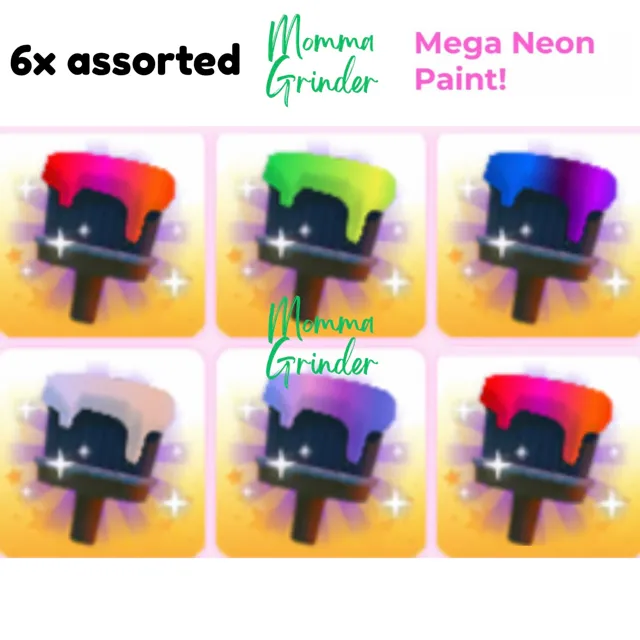 MEGA NEON PAINT - Adopt Me! Game Item - Gameflip