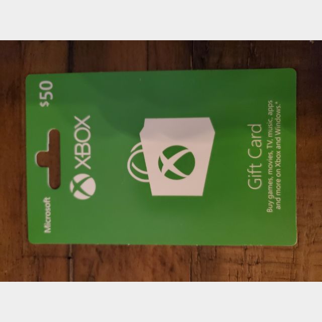 $50.00 XBox Gift Card - Xbox Gift Card Gift Cards - Gameflip
