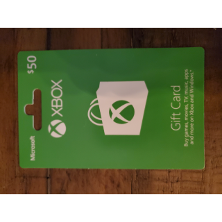 $50.00 XBox Gift Card - Xbox Gift Card Gift Cards - Gameflip