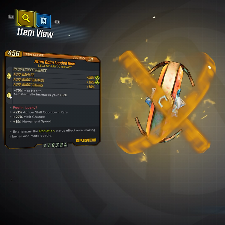 Artifact | Atom Balm Loaded Dice - Game Items - Gameflip