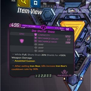 Shield | One-Shotter’ Shield - Game Items - Gameflip