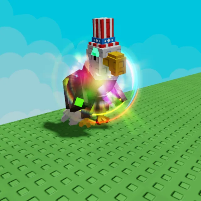 Rainbow Bald Eagle - Roblox Game Item - Gameflip