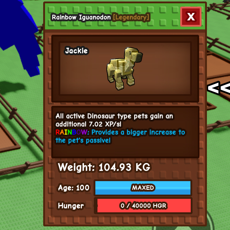 Godly Rainbow Iguanodon - Roblox Game Item - Gameflip