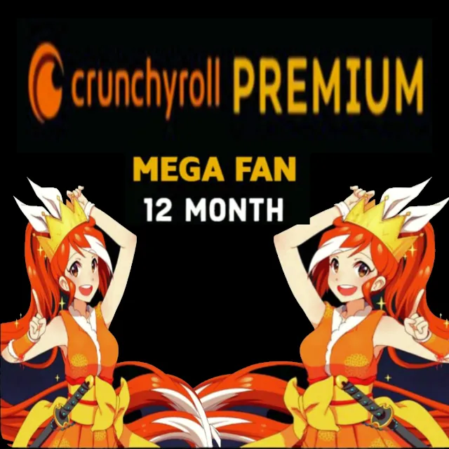Crunchyroll Premium Mega Fan 12 Month Subscription ⚡ GLOBAL ⚡ - Other ...