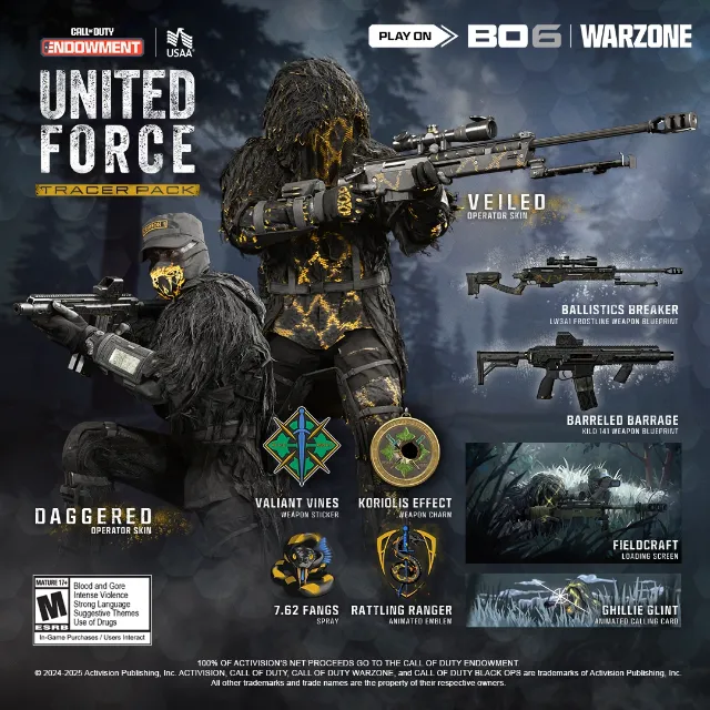 UNITED FORCE TRACER PACK CoD BLACK OPS 6 - Call of Duty: Black Ops 6 ...