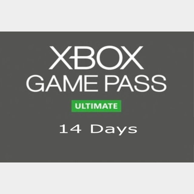 Xbox Game Pass Ultimate 14 Days Global Instant Delivery Xbox Live