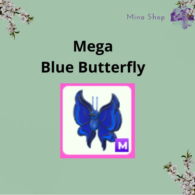 Mega Blue Butterfly - Adopt Me Game Item - Gameflip