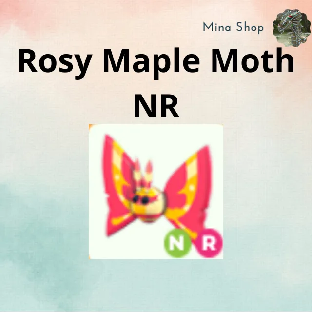 Rosy Maple Moth -NR - Adopt Me Game Item - Gameflip