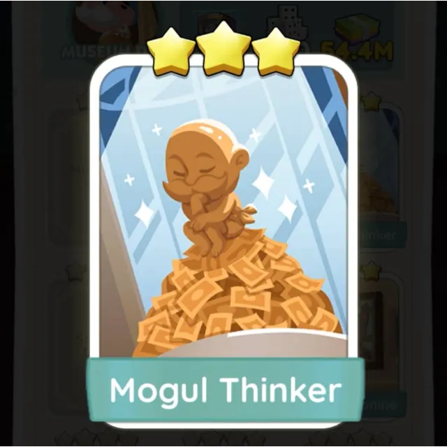 S11 Mogul Thinker - Monopoly Go 3 Star Sticker ★★★ (1 pcs) - Monopoly ...