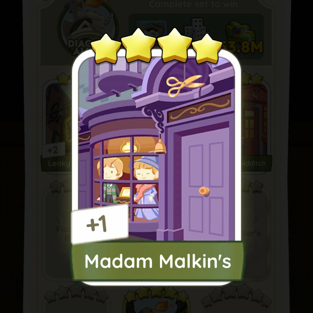 S17 Madam Malkin’s - Monopoly Go 4 Star ★★★★ - Monopoly Go! Game Item ...