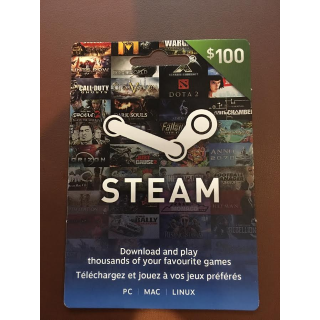 $100.00 Steam Card (CAD) - Steam Gift Cards - Gameflip