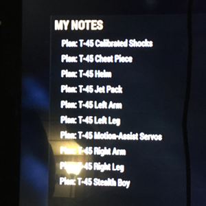 Plan | T45 Power Armor Plans - ゲーム アイテム - Gameflip