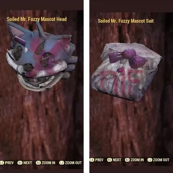 soiled mr fuzzy set - Fallout 76 Game Item - Gameflip