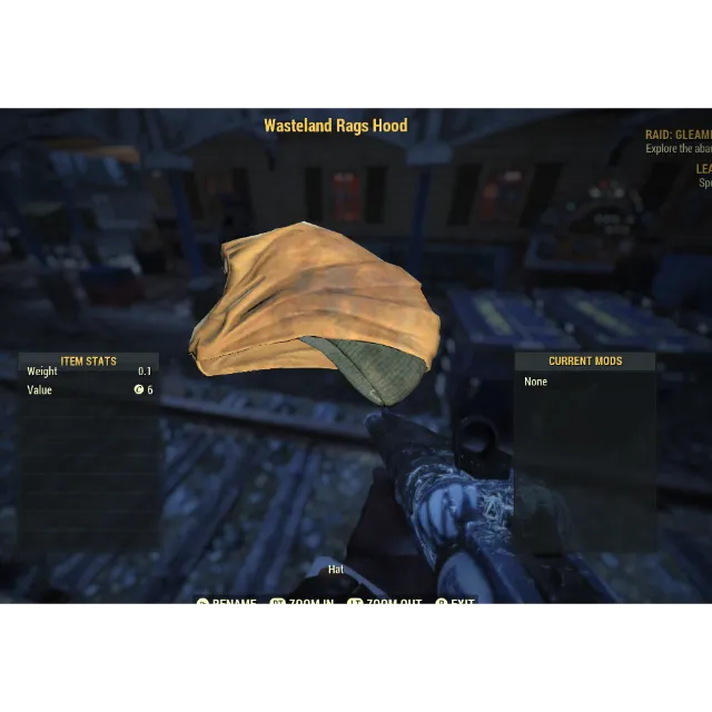 Wasteland Rags Hood - Fallout 76 Game Item - Gameflip