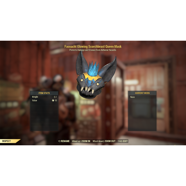 Fasnacht Glowing Scorch Beast Queen - Fallout 76 Game Item - Gameflip