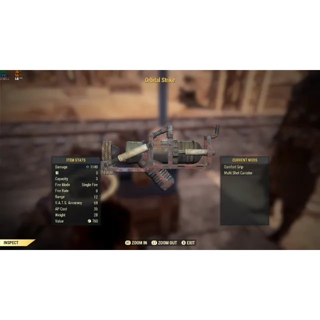 Orbital strike legacy - Fallout 76 Game Items - Gameflip