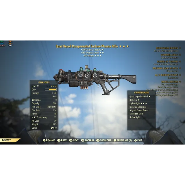 enclave plasma vampire 50c 15c - Fallout 76 Game Item - Gameflip