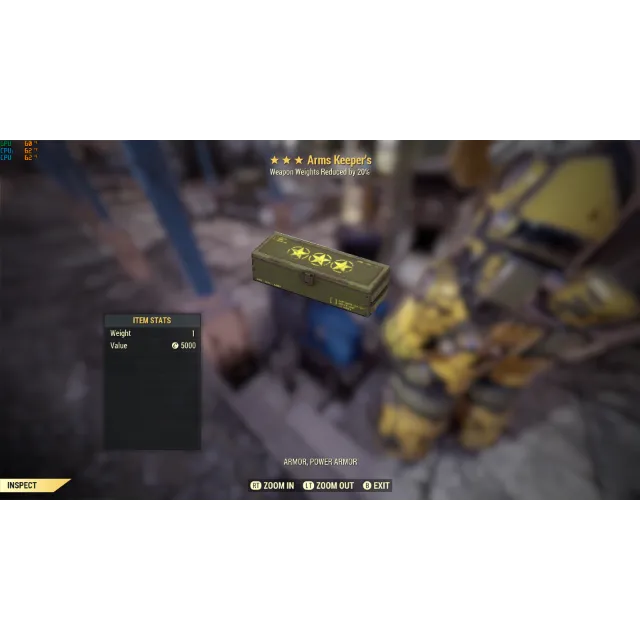 Legendary Mod Arms Keeper's - Fallout 76 Game Item - Gameflip