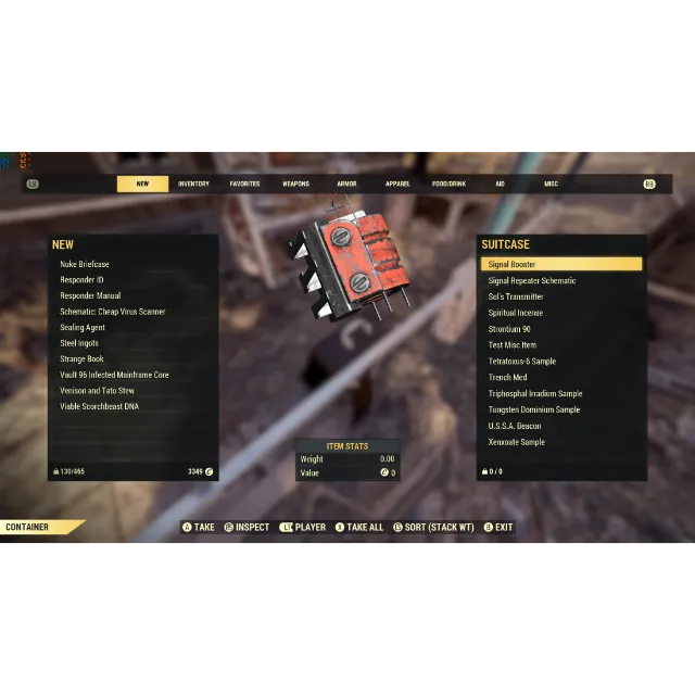 Misc bundle 100 misc collector info screenshot - Fallout 76 Game Item ...