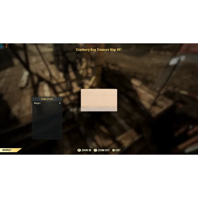 Cranberry bog map treasure 1 50.000x - Fallout 76 Game Item - Gameflip