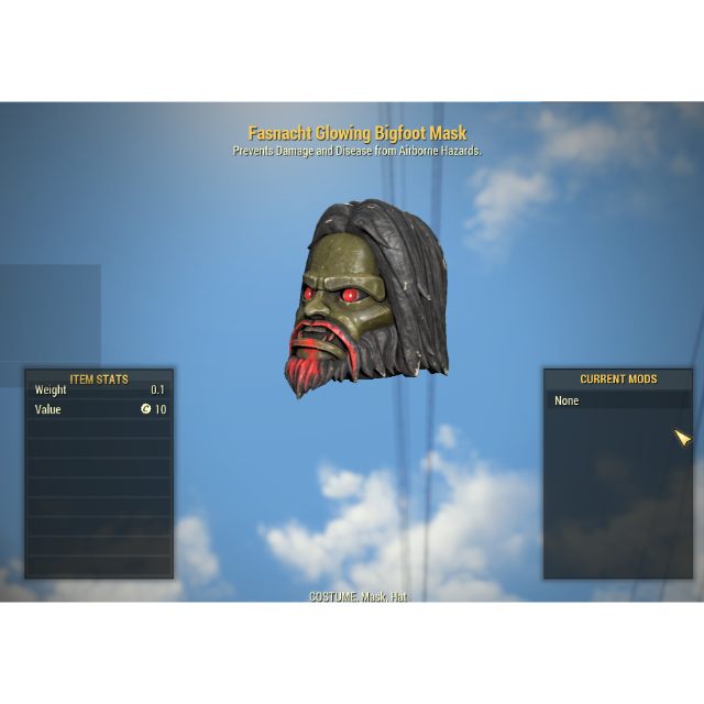 All 4 new mask from fasnacht bundle [NEW Fasnacht 2025 masks] - Fallout ...
