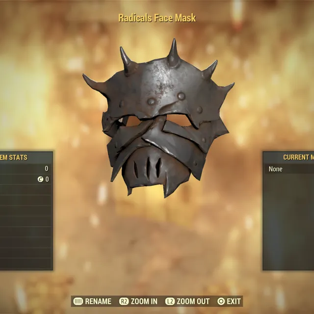 Radicals Mask - Fallout 76 Game Item - Gameflip