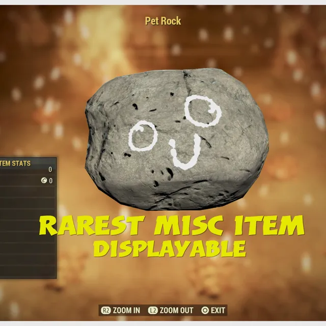 🪨Pet Rock🪨 *CW* - Fallout 76 Game Item - Gameflip