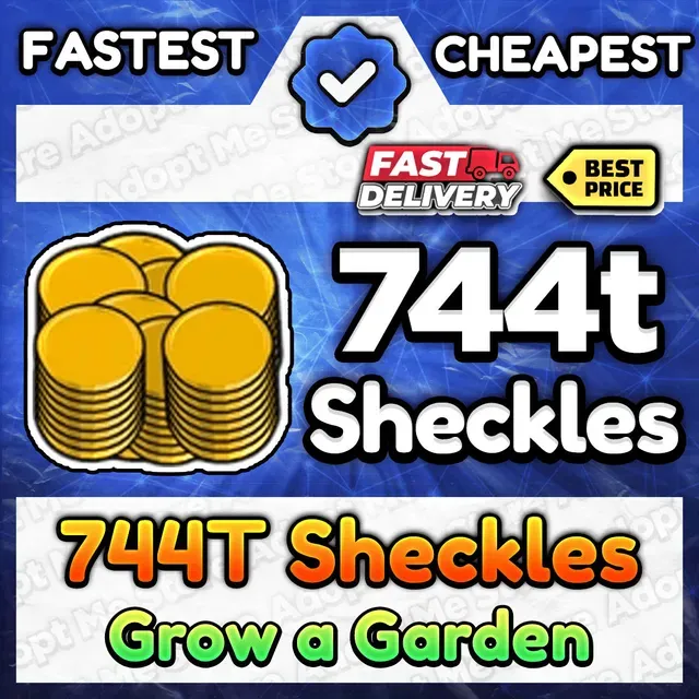 744T Sheckles - Grow a Garden - Roblox Game Item - Gameflip