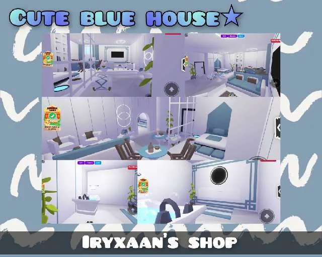 Adopt Me House : Blue - Adopt Me Game Items - Gameflip