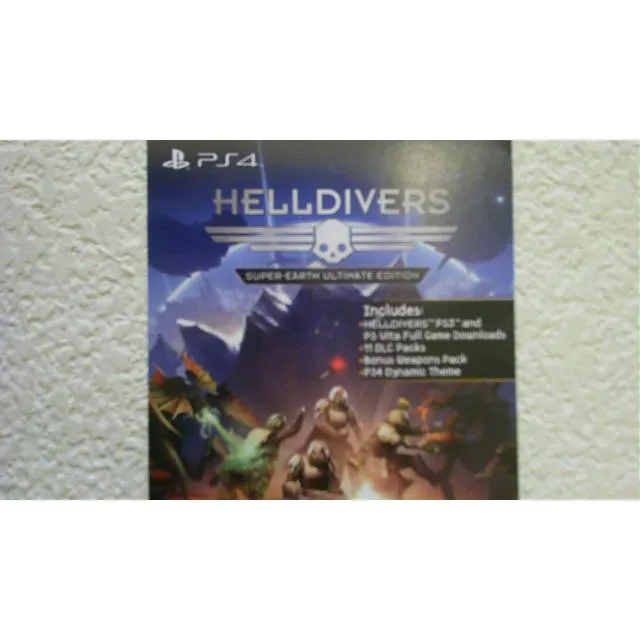 Helldivers: Super-Earth Ultimate Edition for PS3 & PS Vita w/11 DLC ...