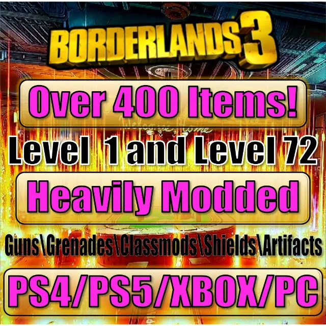 XBOX - 400+ Modded Items! - Borderlands 3 Game Items - Gameflip