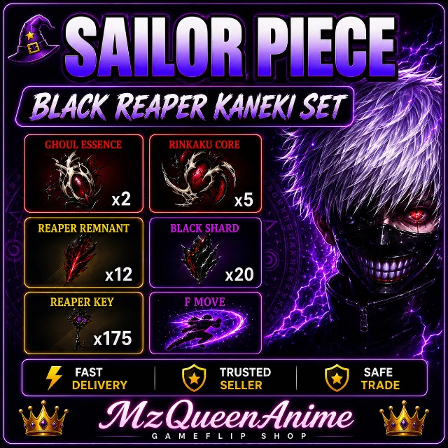 Black Reaper Kaneki Set + F Move Sailor Piece - Sailor Piece Game Item ...