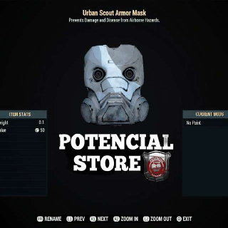 Apparel | Urban Scout Armor Mask - Game Items - Gameflip