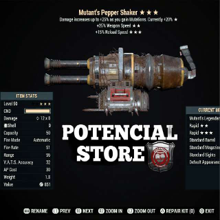 Weapon | Mu2515fr Pepper Shaker - Game Items - Gameflip