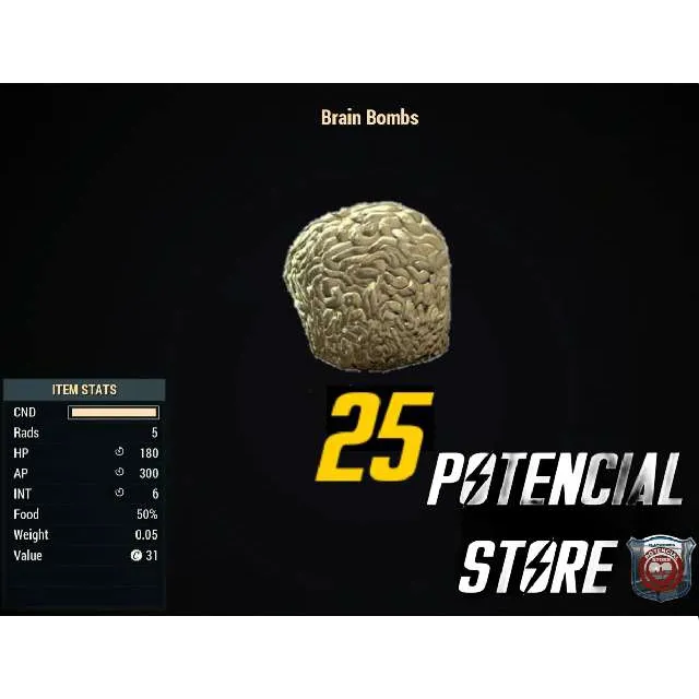 Brain Bombs - Fallout 76 Game Items - Gameflip