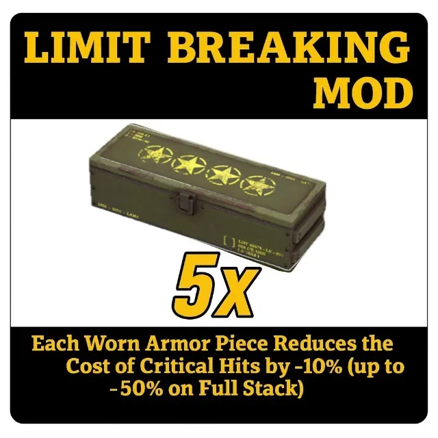 limit breaking mod - Fallout 76 Game Item - Gameflip
