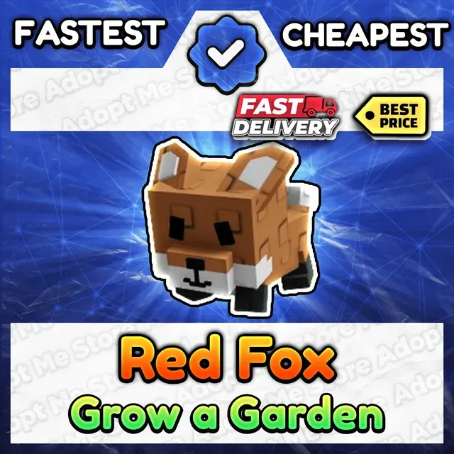 Red Fox | Grow a Garden - Game Item - Gameflip