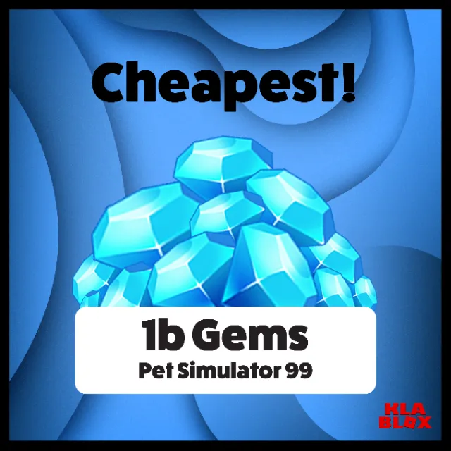 PS99 1B GEMS - Pet Simulator 99 Game Item - Gameflip